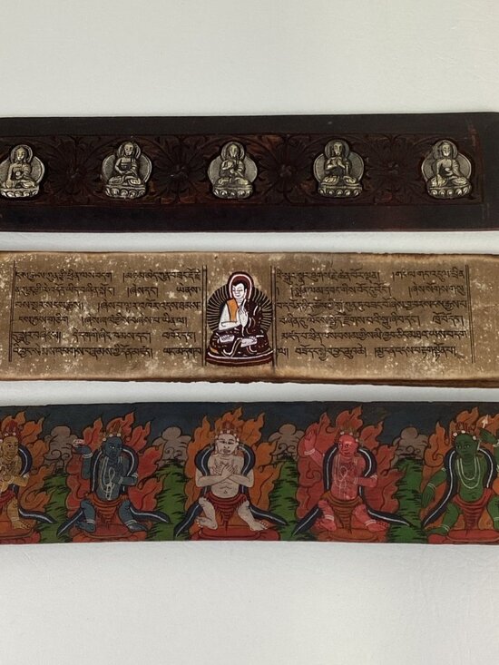 Other | Antique Tibetan Buddhist Manuscript Pecha Handwritten Script ...